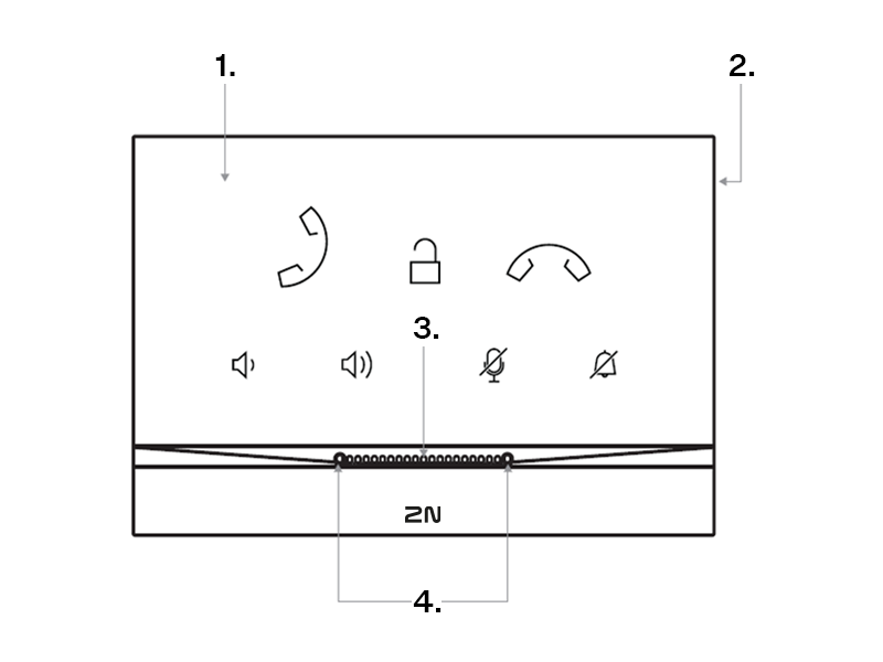 Component Layout | 2N Indoor Talk | Detailed user manuals for 2N ...
