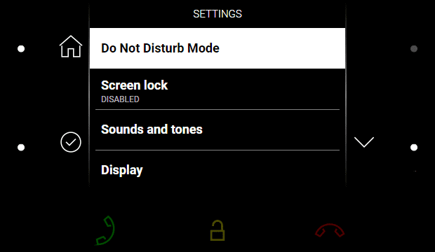 Settings Menu | 2N Indoor Compact | Detailed user manuals for 2N ...